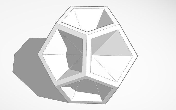 3D design Inverted Dodecahedron Star - Tinkercad