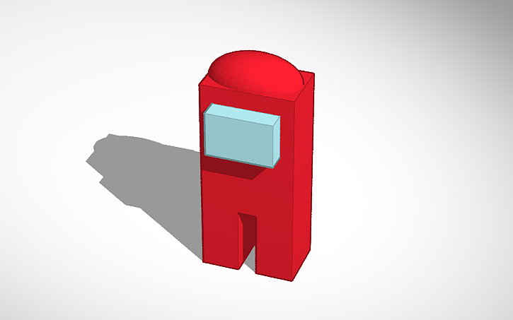 3D design Among us | Tinkercad