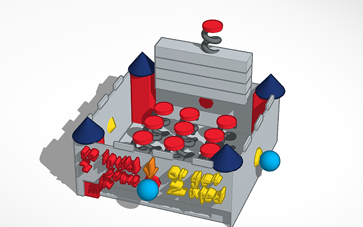 3D design Spring Castle - Tinkercad