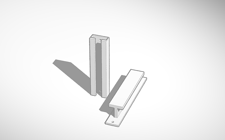 3D design Sliding mechanism - Tinkercad