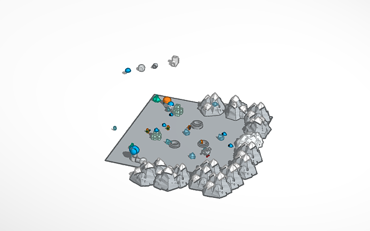 3D design game moon explorer template | Tinkercad