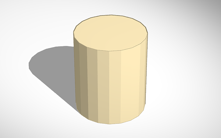 3D design Cylinder - Tinkercad