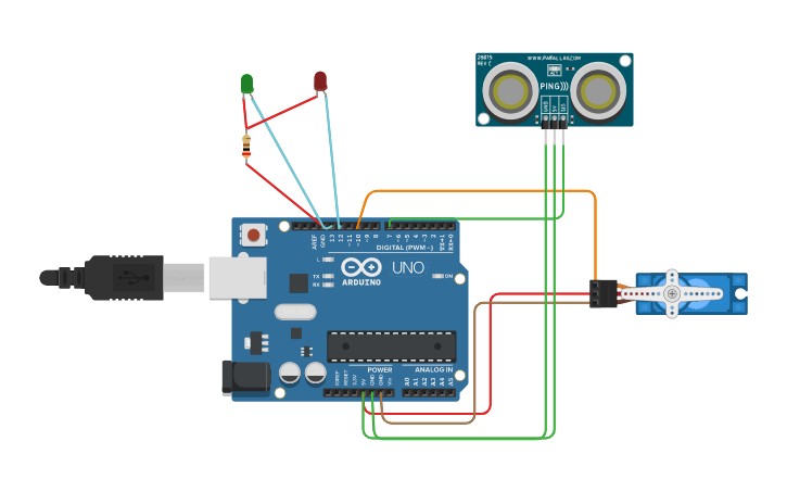 Circuit design praktisch toets oef 2 - Tinkercad