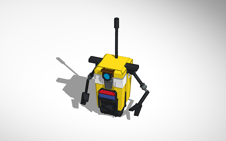 3D design Claptrap - Tinkercad