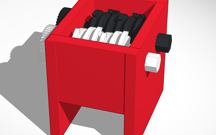 3D design Shredder - Tinkercad