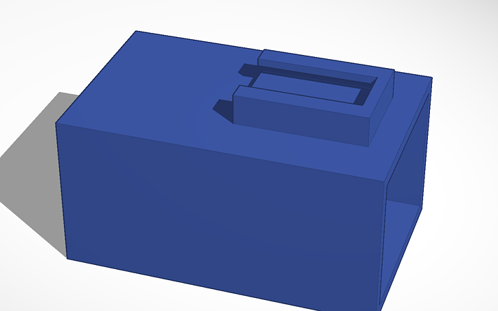 3D design Sliding Connector - Box - Tinkercad