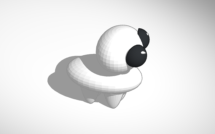 3D design AUTISTIC CREATURE - Tinkercad