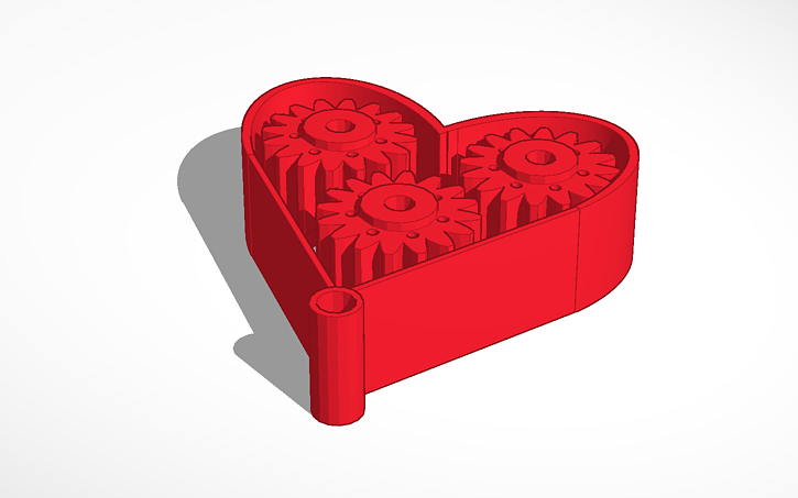 3D design Geared heart | Tinkercad