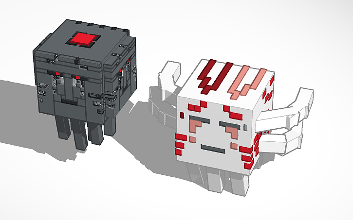 3D design Three-Headed Ghast | Tinkercad