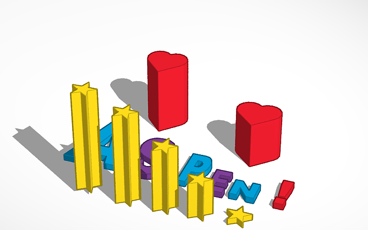 3D design Aspen is awesome - Tinkercad