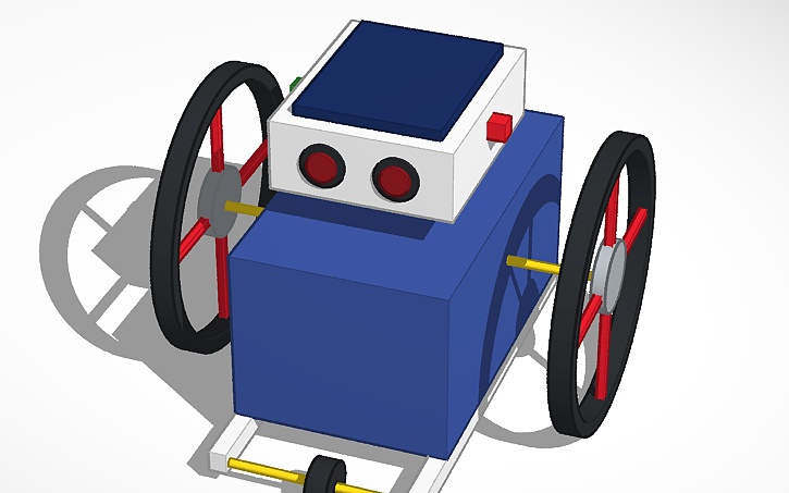 3D design ROBOT SIGUELÍNEAS - Tinkercad