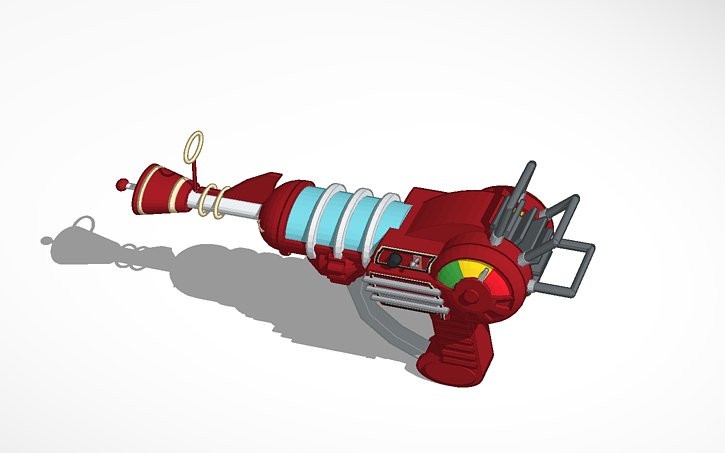 3D design Ray Gun - Tinkercad