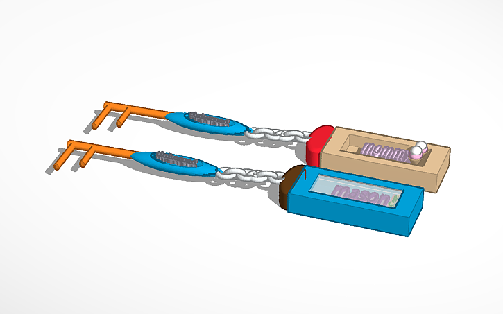 3D design key chains - Tinkercad