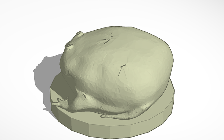 3D design Glorious Wednesday Frog - Tinkercad