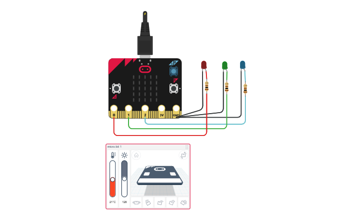 Circuit design S4 variable - Tinkercad