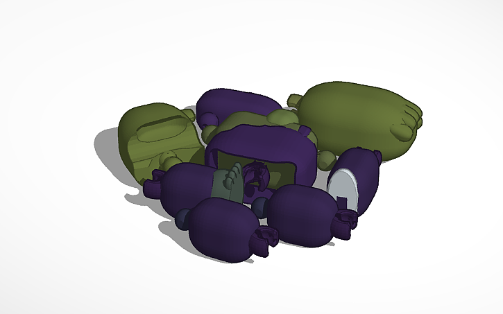 3D design Left 4 dead 2 charger 3d printable action figure - Tinkercad