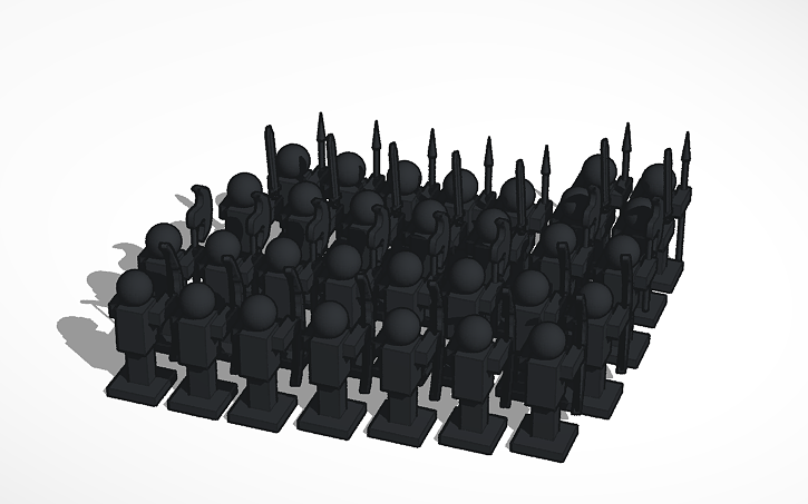 3D design Board game Pieces - Tinkercad