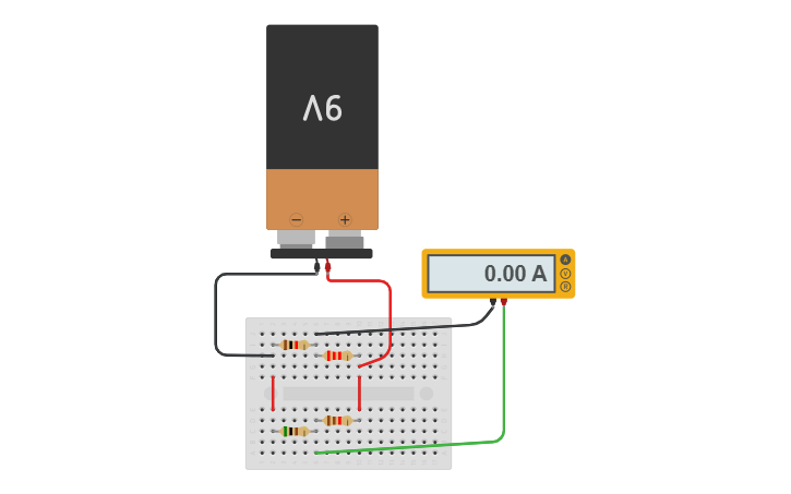 Circuit design Wheatstone bridge - Tinkercad