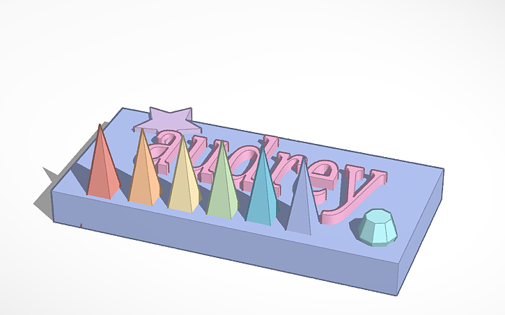 3D design Audrey coat hanger - Tinkercad