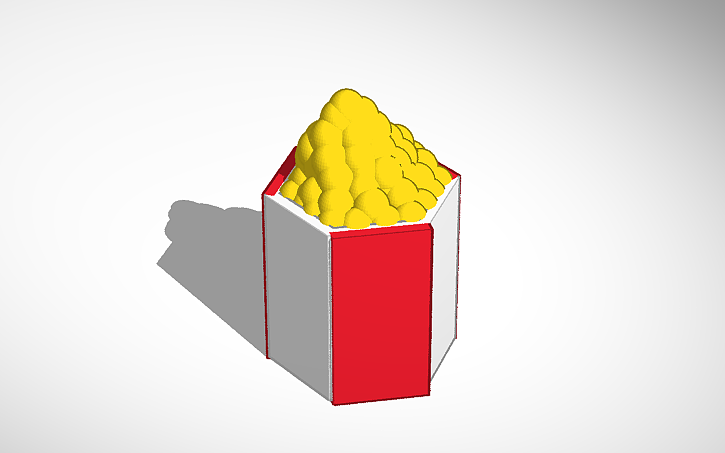3D design Popcorn | Tinkercad