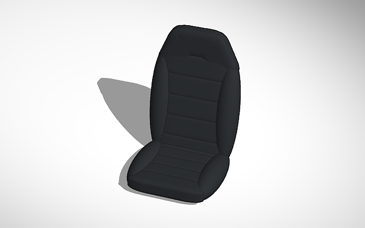 3D design Car seat - Tinkercad