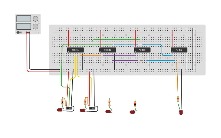 Circuit Design 2 Bit Magnitude Comparator A
