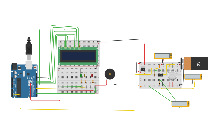 Circuit design Detector de Gas con Arduino - Tinkercad