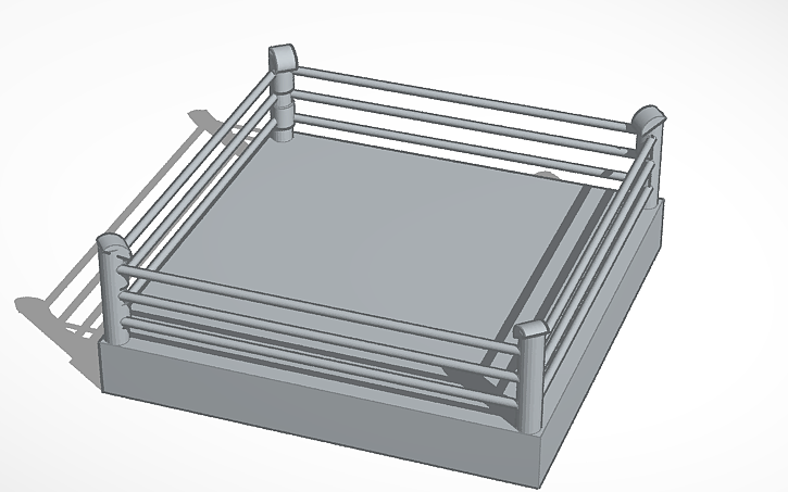 3D design Squared Circle - Tinkercad