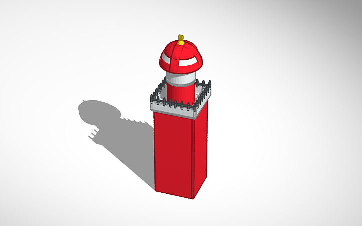 3D design Lighthouse - Tinkercad