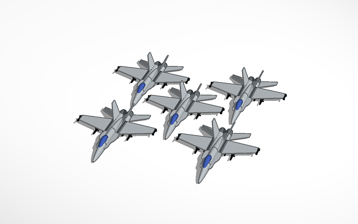 3D design jet - Tinkercad