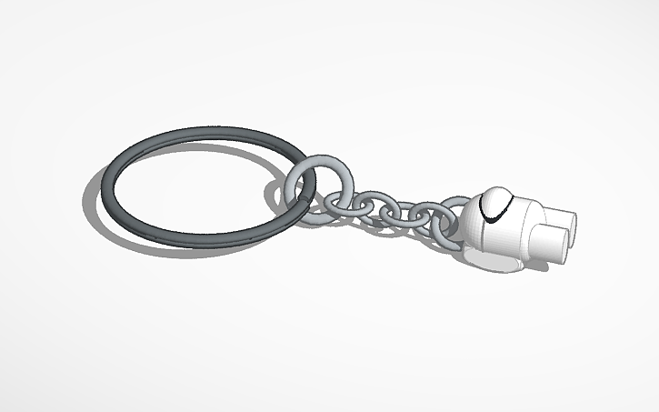 3D design Copy of Keychain - Tinkercad