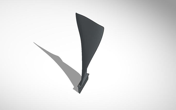 3D design Fan Blade - Tinkercad