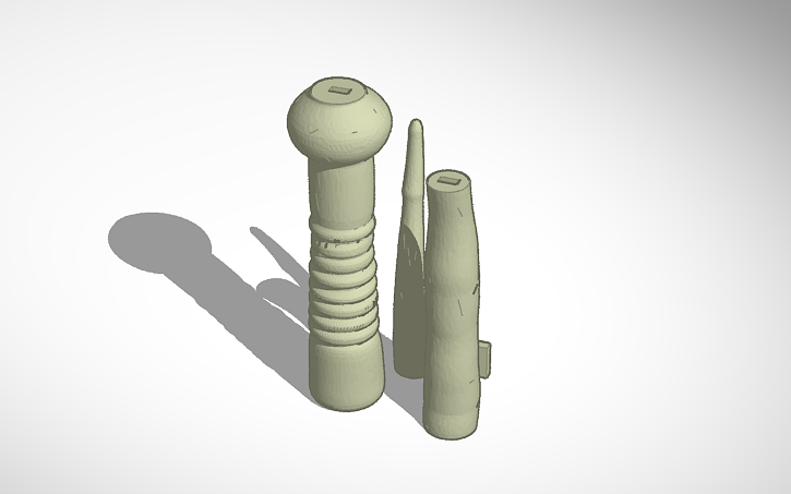 3D design harry potter wand - Tinkercad