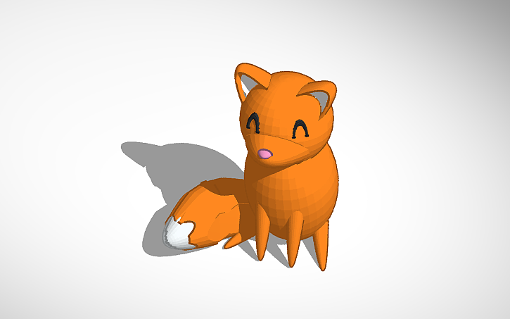 3D design Fox - Tinkercad