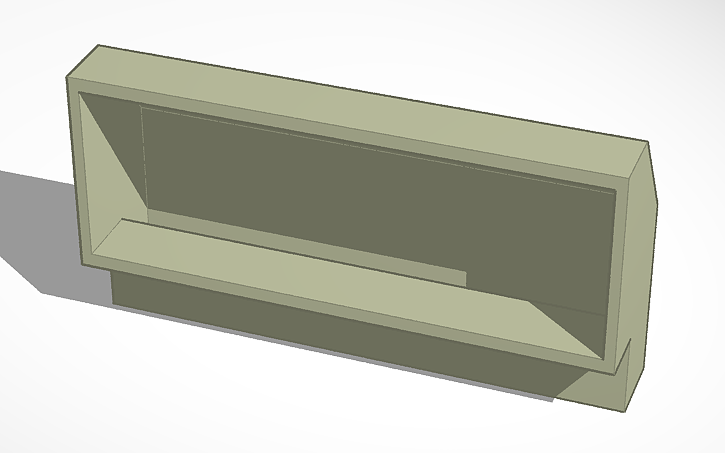 3D design defrost vent redirect (resizable) - Tinkercad