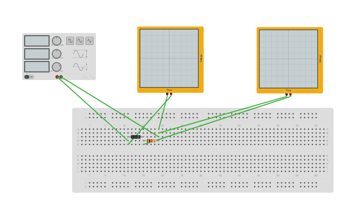 Circuit Design Half Wave Rectifier Tinkercad