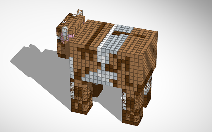 3D design Cow - Tinkercad
