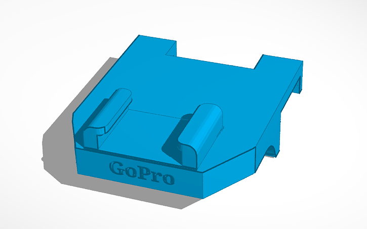 3D design Robo - GoPro - Mount - 06 - Tinkercad