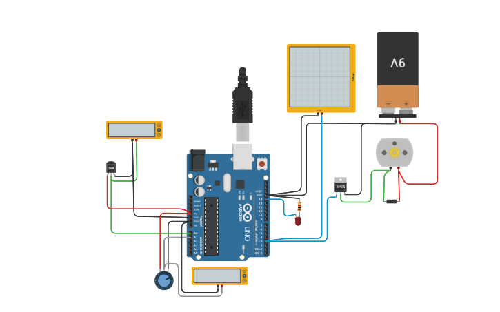 Circuit Design Arduinouno Ingressi E Uscite Digitali E Analogici Tinkercad