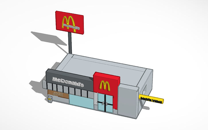 3D design McDonald's Restaurant - Tinkercad