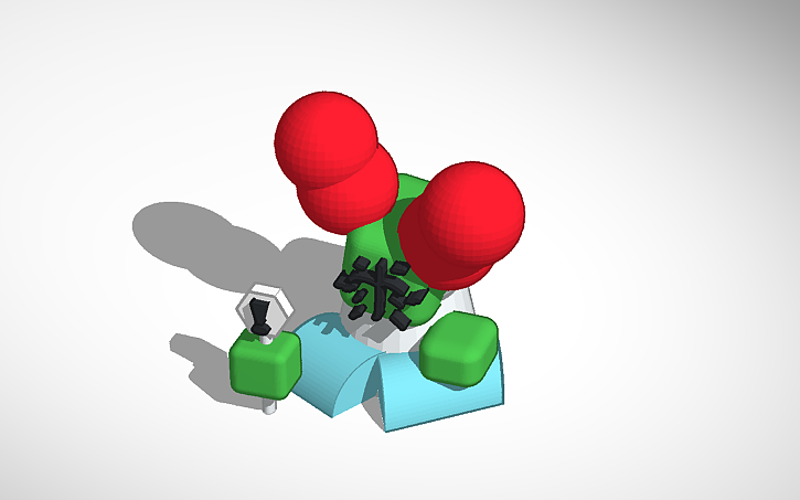 3D design Tricky the clown - Tinkercad