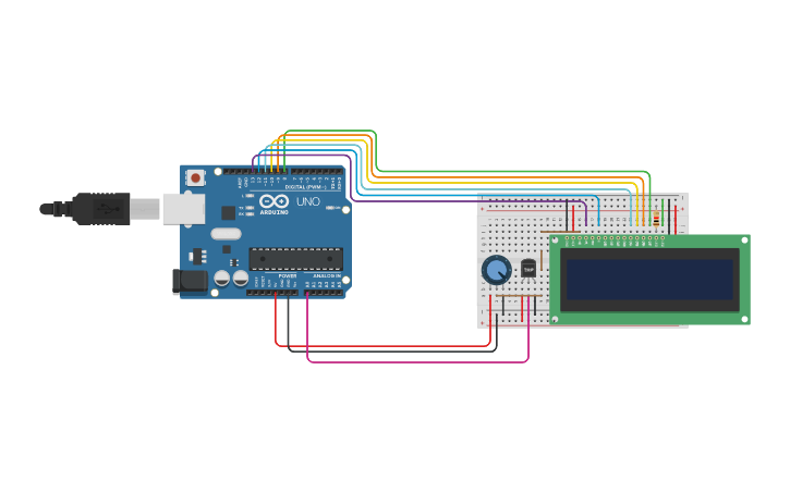 Circuit design Temperature Sensor (TMP36) - Tinkercad