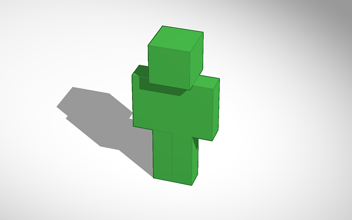 3D design Minecraft rig and skin availability in animation | Tinkercad