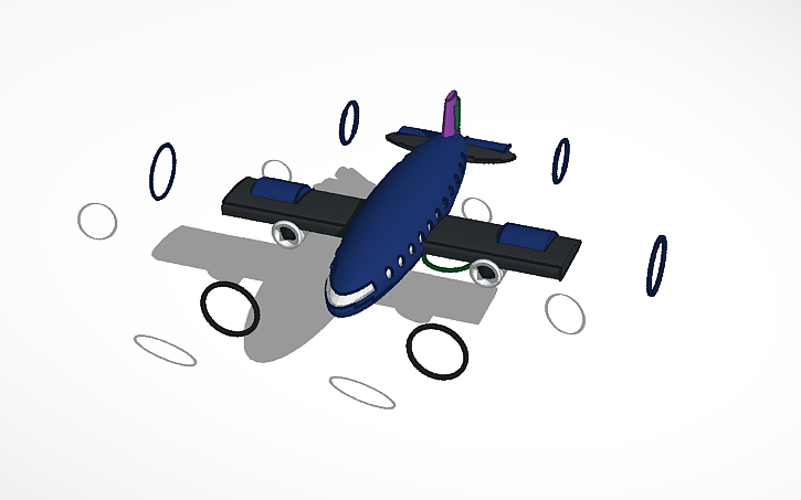 3D design Final Airliner EKK - Tinkercad
