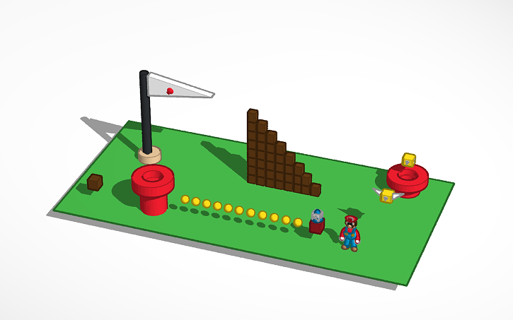 3D design Super Mario 3D- Nintendo - Tinkercad