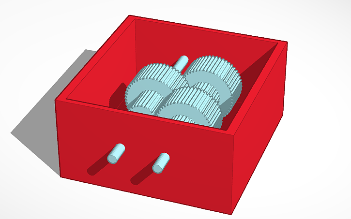 3D design Gearbox - Tinkercad