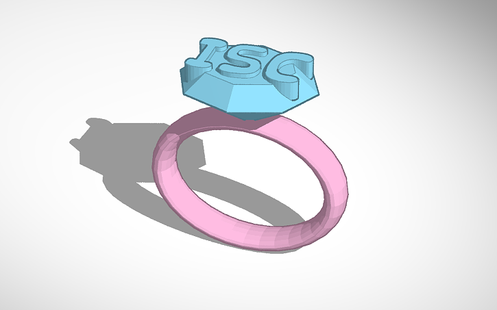 3D design ring isc - Tinkercad