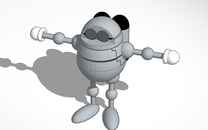 3D design Bot Template - Tinkercad