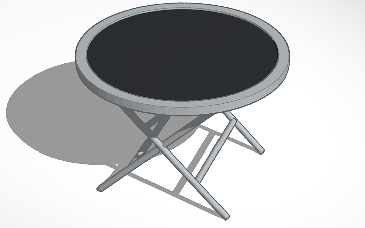 3D design Small table - Tinkercad