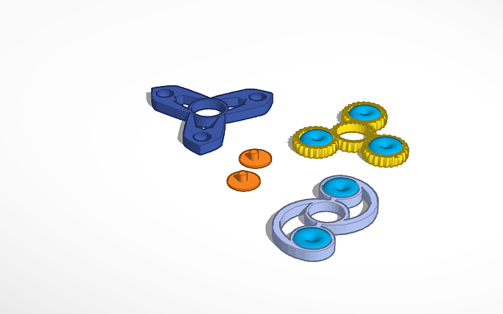 3D design Copy of Fidget Spinners | Tinkercad